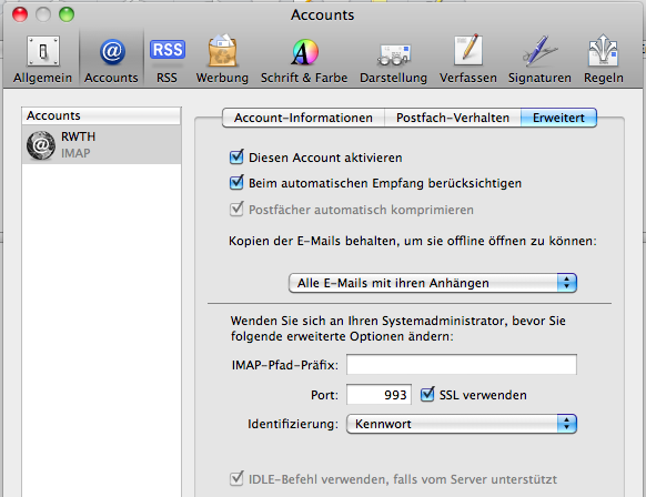 Mail an der RWTH - Media Computing Group - RWTH Aachen University